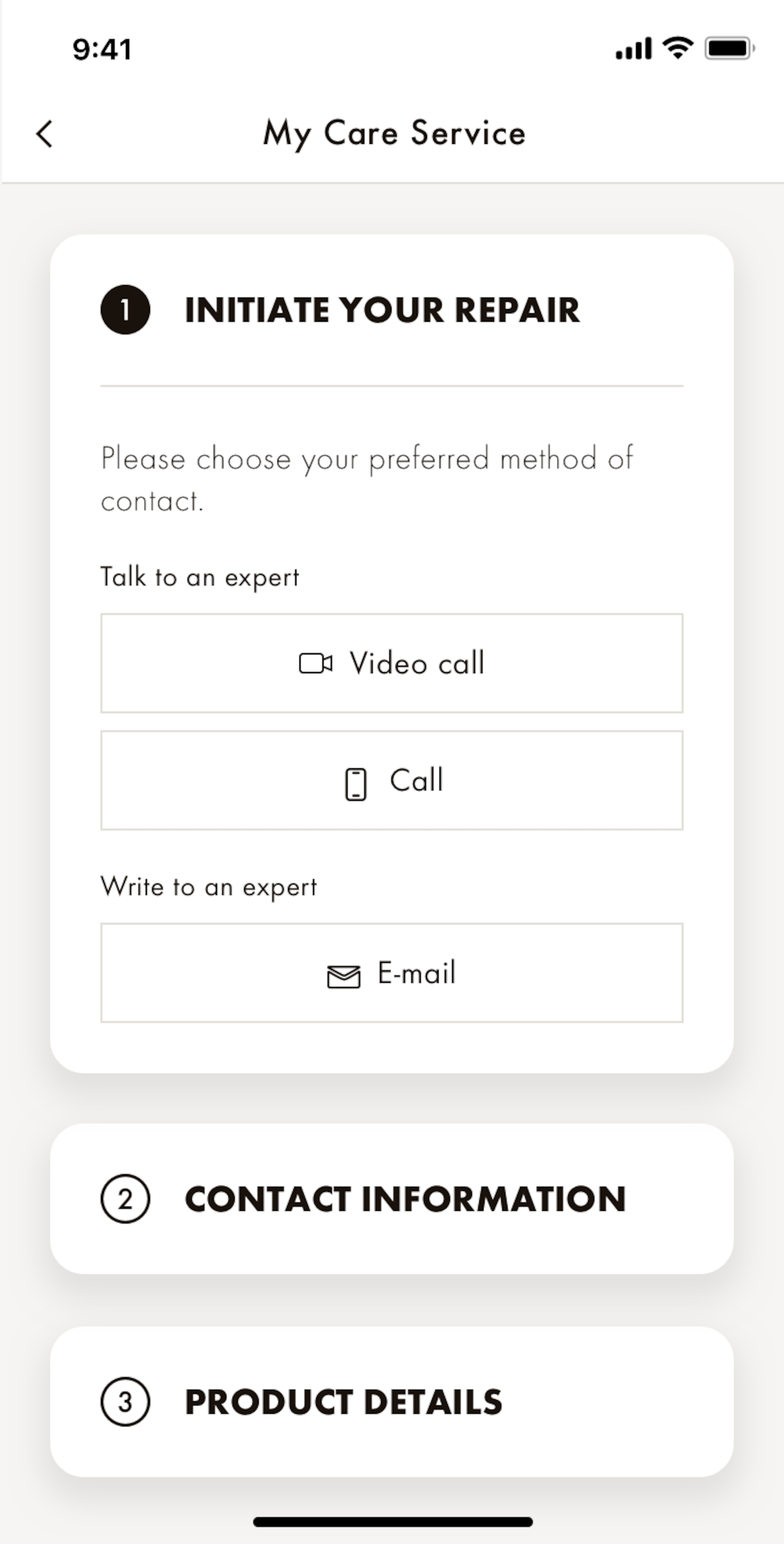 Online Repair Request | LOUIS VUITTON