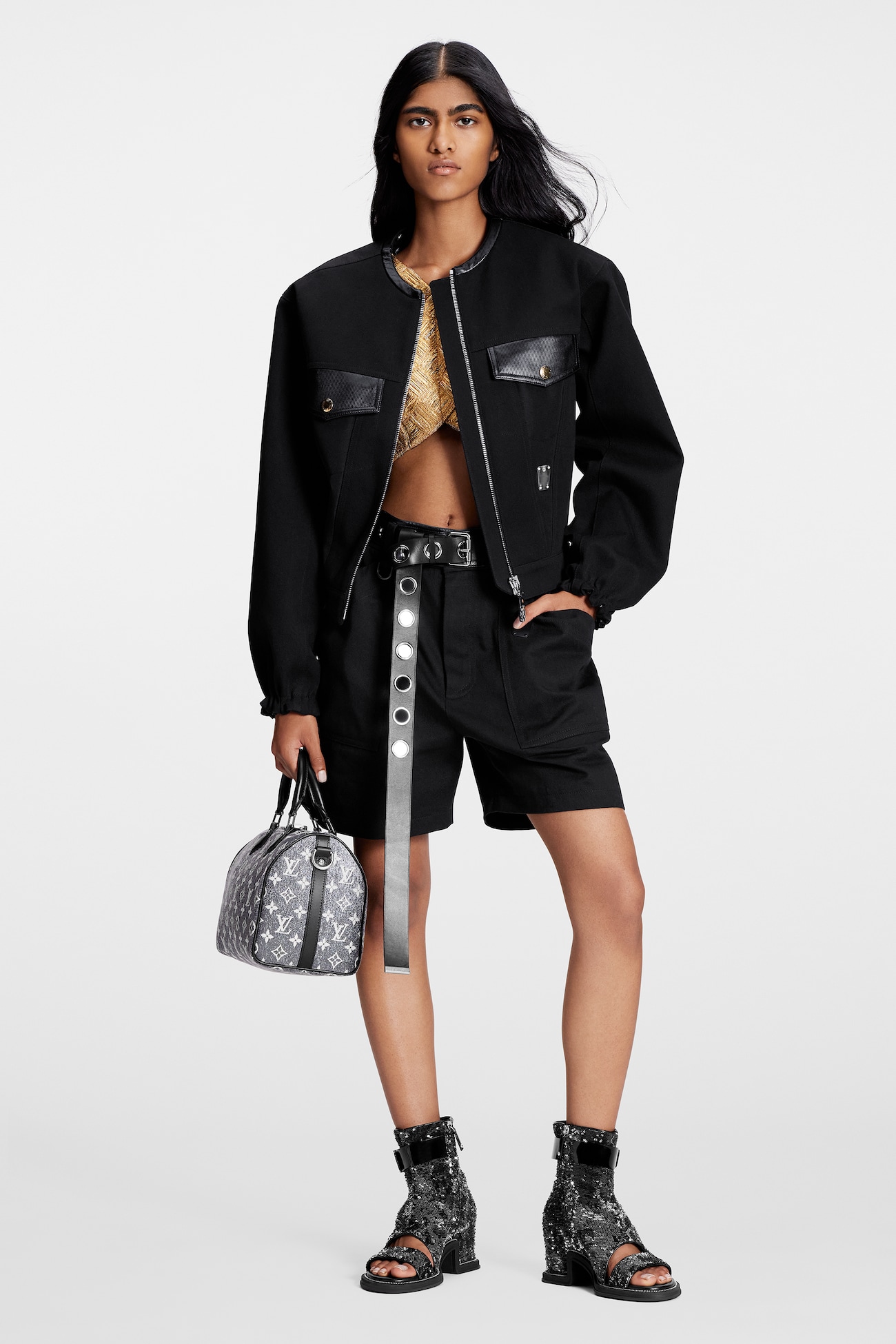 Cotton Drill Frill Sleeve Jacket - Women - Ready-to-Wear | LOUIS VUITTON