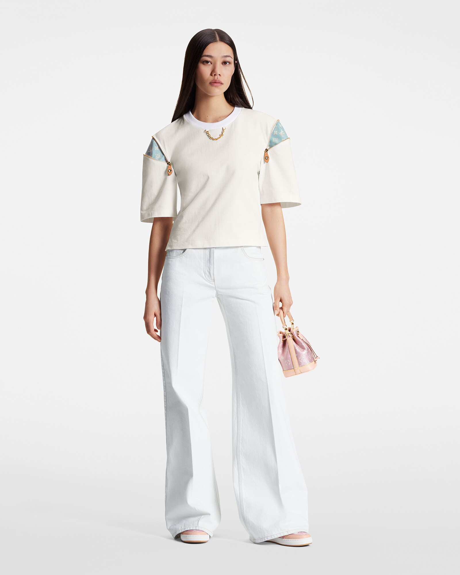 Zipper Sleeve T-Shirt - Women - Ready-to-Wear | LOUIS VUITTON