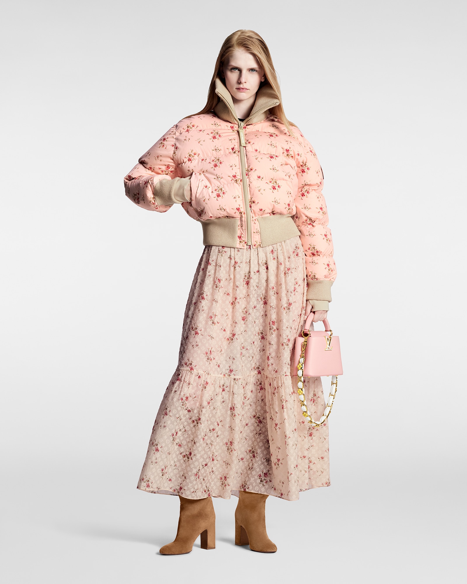 Floral Print Puffer Jacket - Women - Ready-to-Wear | LOUIS VUITTON