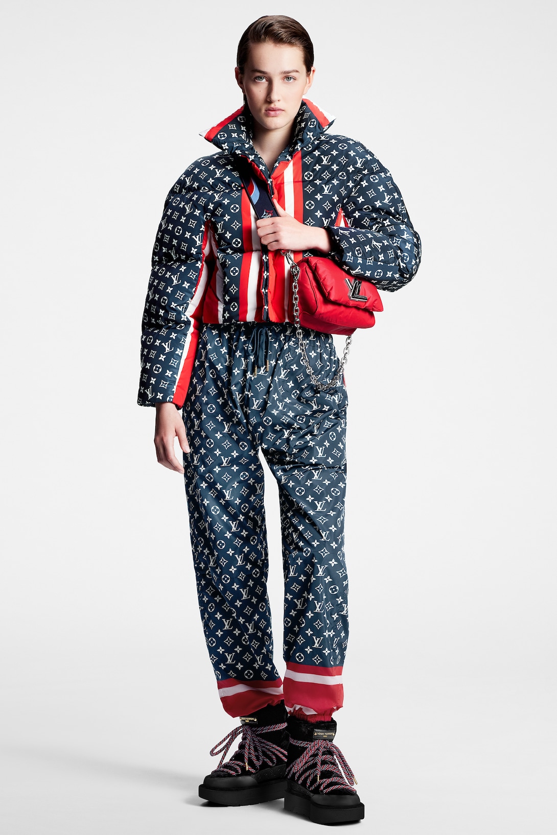 Tricolor Monogram Jogging Pants - Women - Ready-to-Wear | LOUIS VUITTON