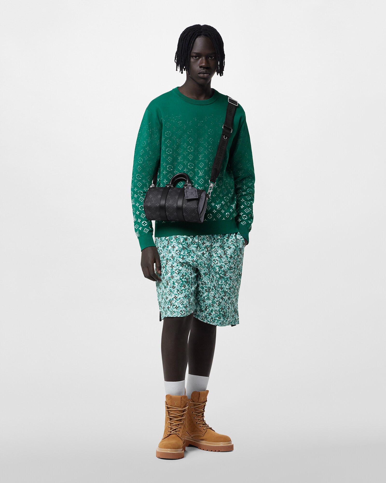 Lvse Monogram Degrade Crewneck - Men - Ready-to-Wear | LOUIS VUITTON