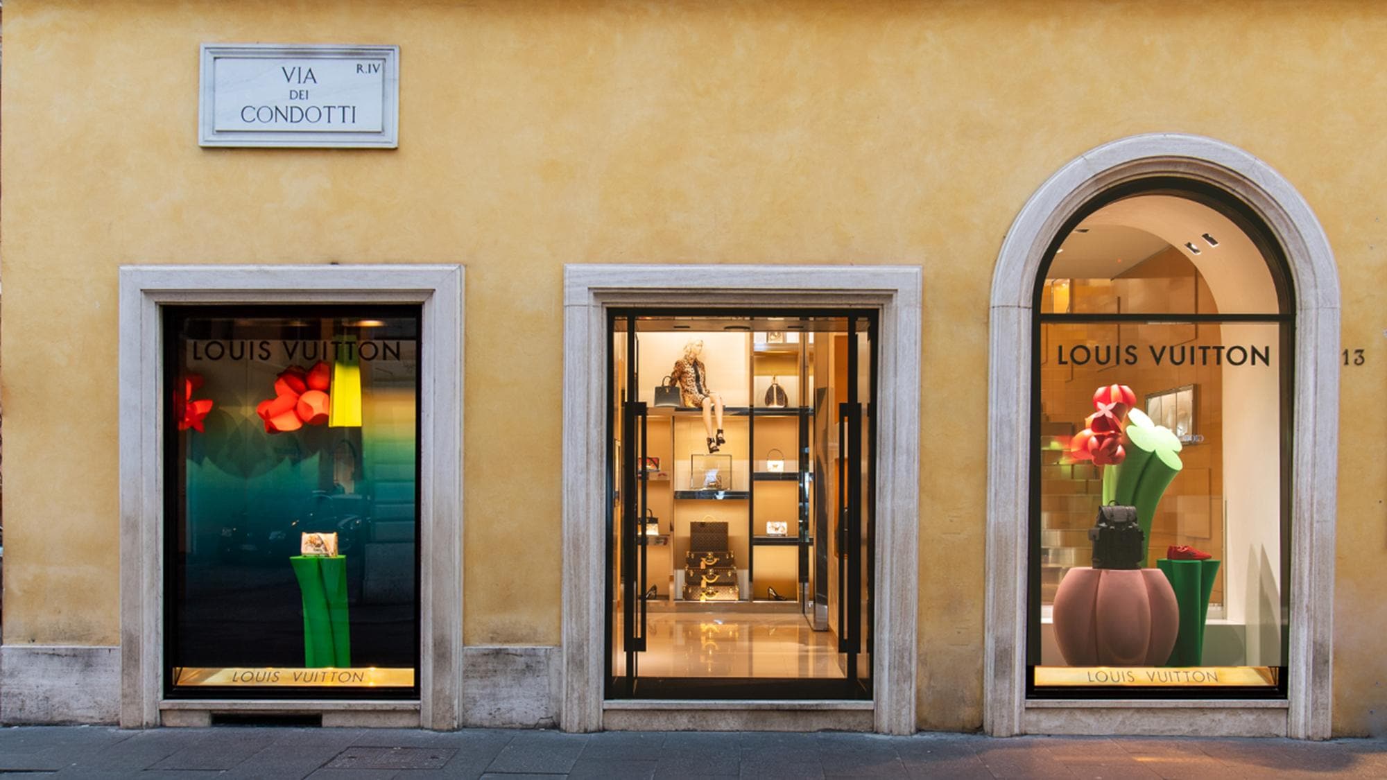 Louis Vuitton Roma Via Condotti store, Italy