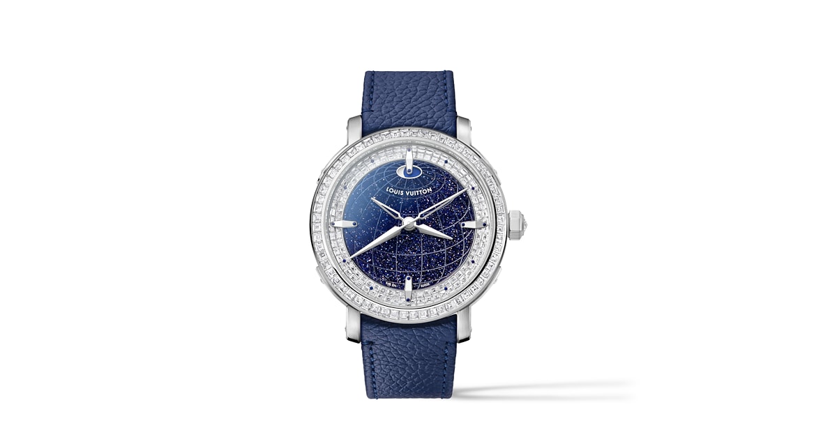 Louis Vuitton Escale Twin Zone, Automatic, 41mm, Platinum and diamonds ...