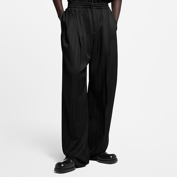 Bead-Embellished Silk Pajama Pants - Men - Ready-to-Wear | LOUIS VUITTON