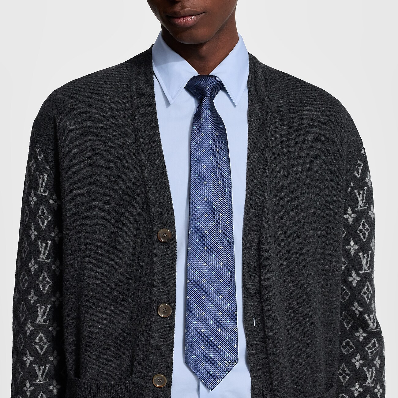 Blooming Monogram Tie S00 - Men - Accessories | LOUIS VUITTON