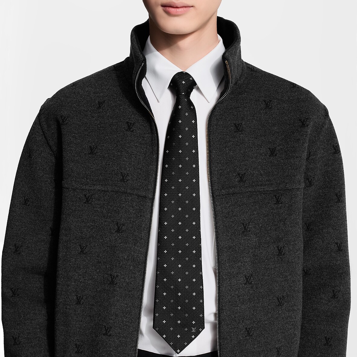 Blooming Monogram Tie S00 - Men - Accessories | LOUIS VUITTON