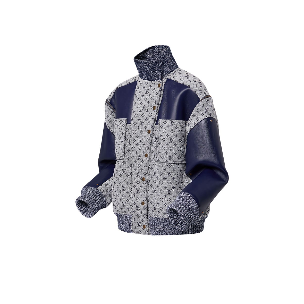 Bouclé Monogram Zip-Off Jacket - Women - Ready-to-Wear | LOUIS VUITTON