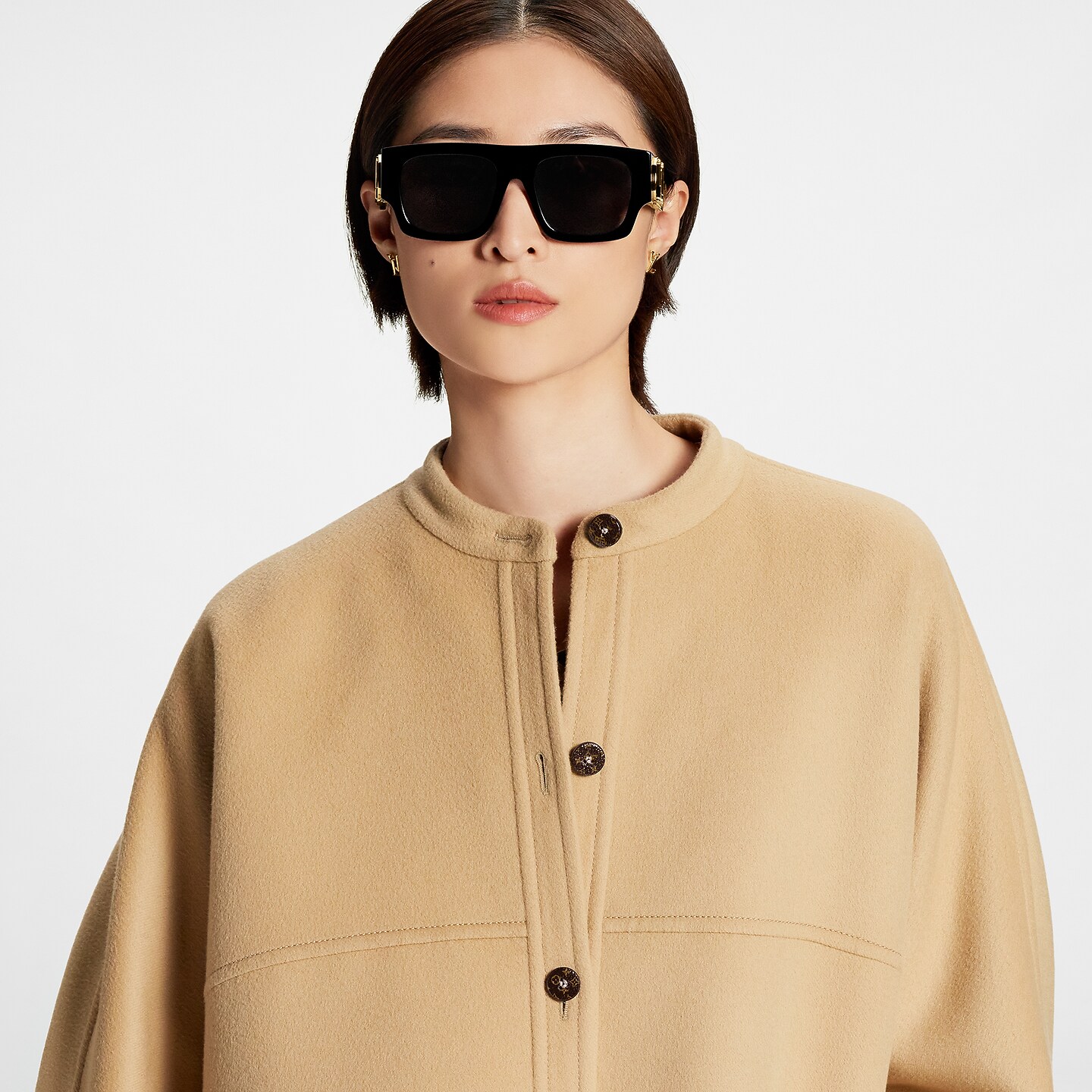 Boxy Button-Up Coat - Women - Ready-to-Wear | LOUIS VUITTON