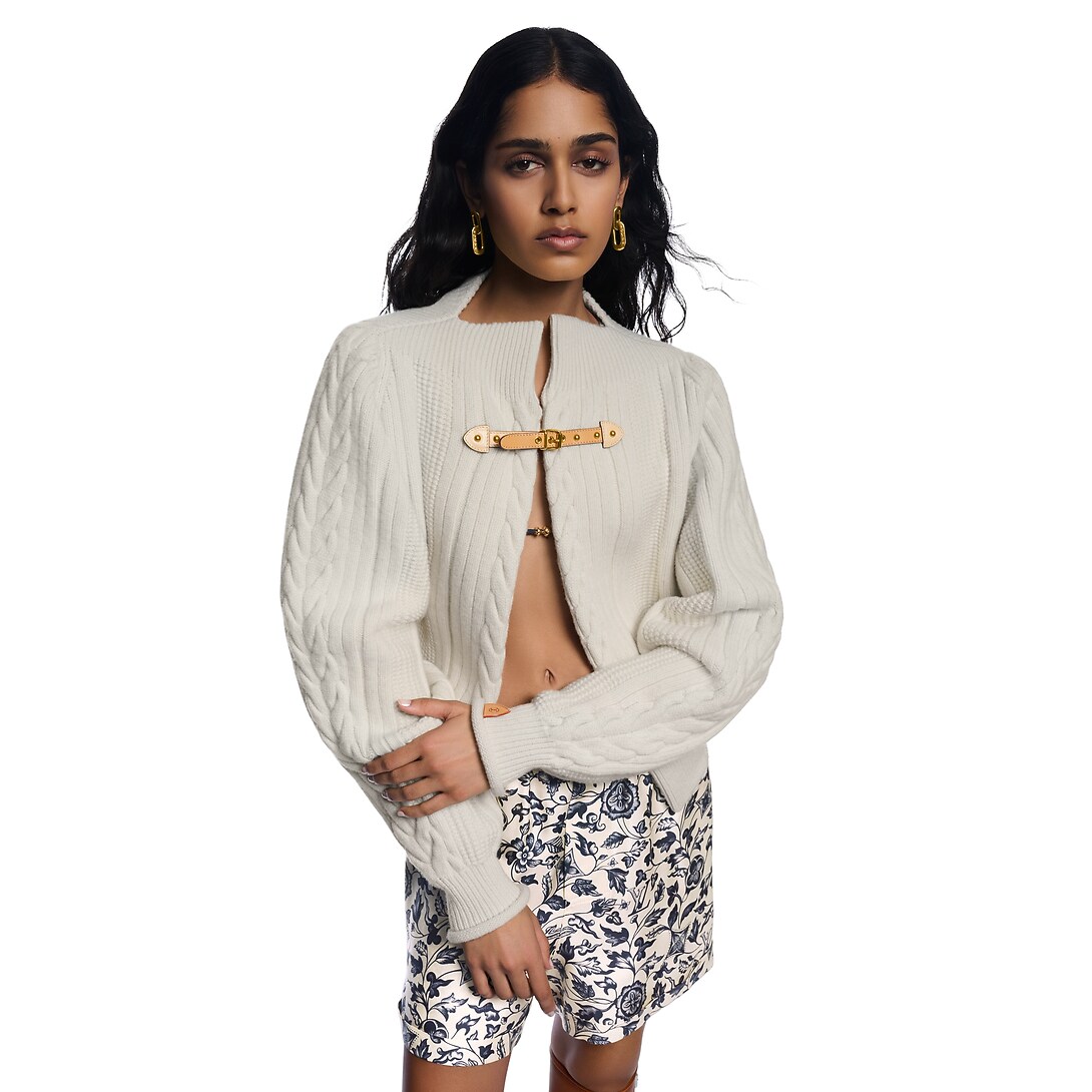 Cable Knit Strap Cardigan - Women - Ready-to-Wear | LOUIS VUITTON