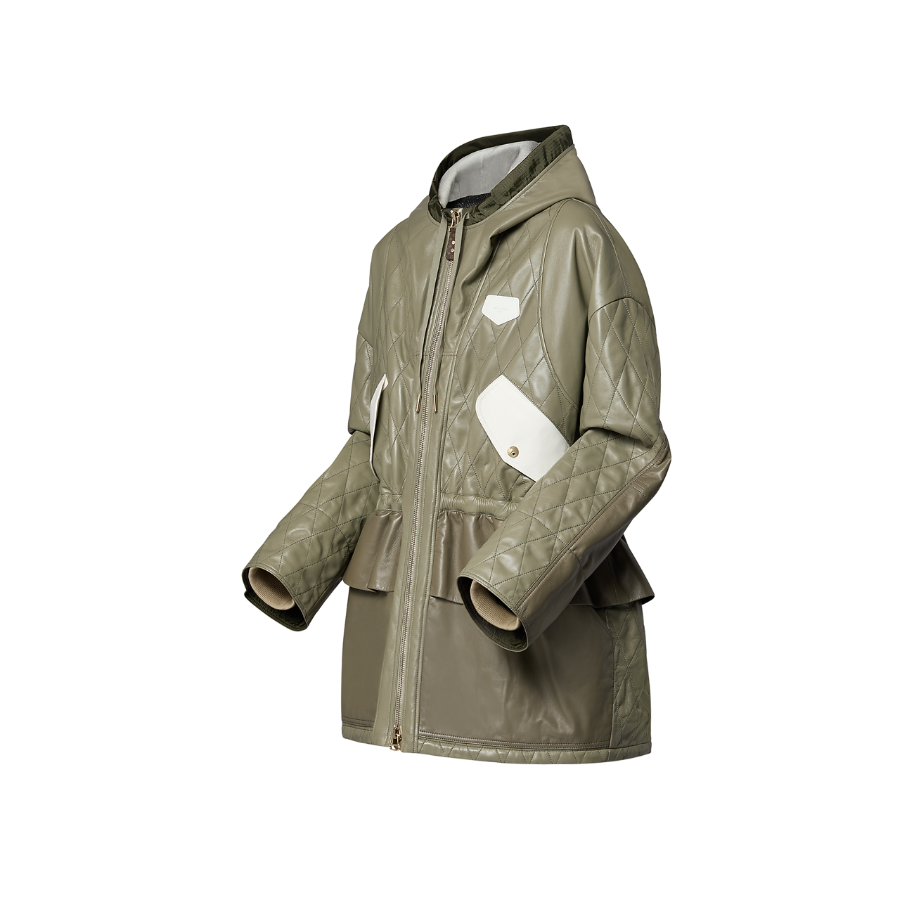 Color-Blocked Malletage Leather Parka - Women - Ready-to-Wear | LOUIS ...