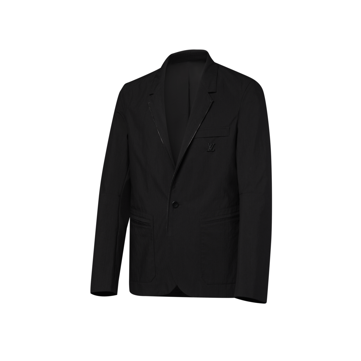 Cotton Ripstop Zippered Single-Breasted Jacket - New - For Men | LOUIS ...