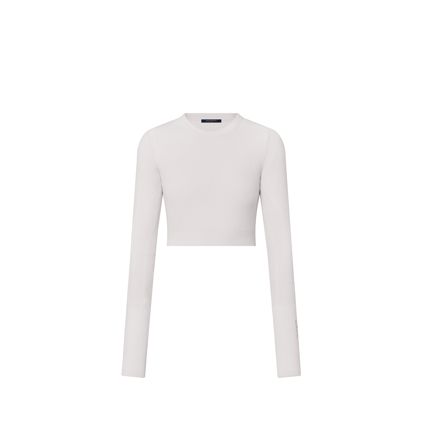 Cropped Fine Ribbed Knit Sweater - Women - Ready-to-Wear | LOUIS VUITTON