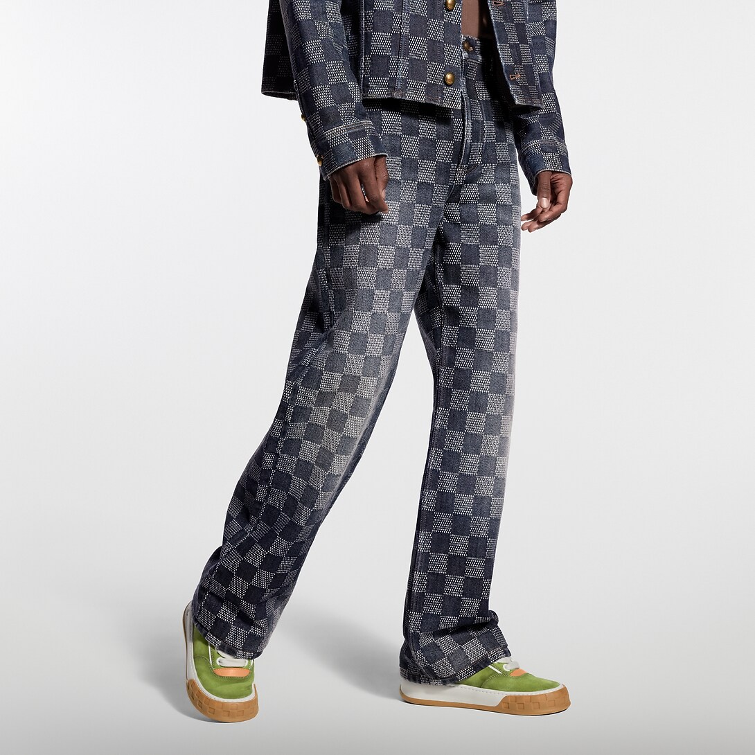 Damier Denim Skate Pants - New - For Men | LOUIS VUITTON