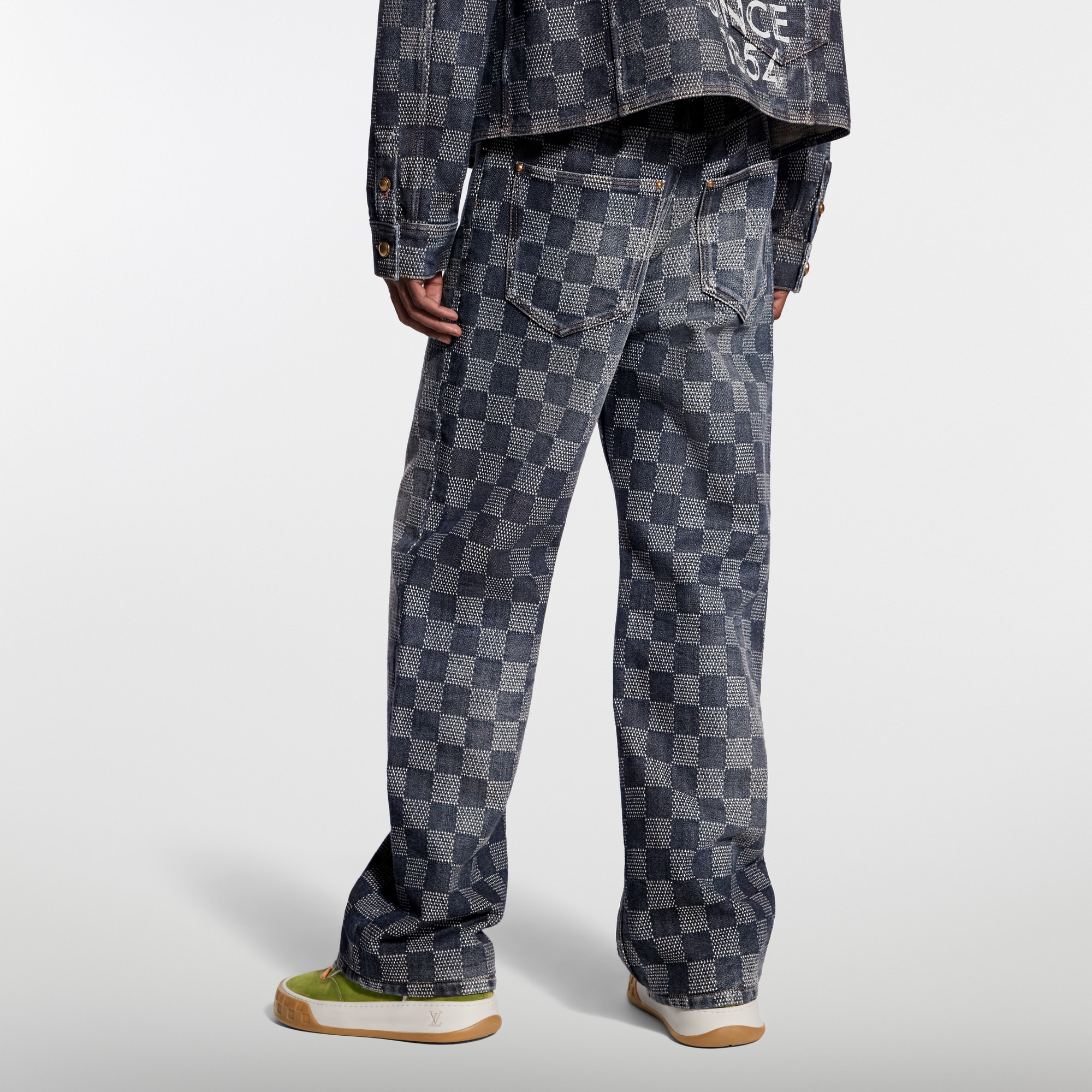 Damier Denim Skate Pants - New - For Men | LOUIS VUITTON