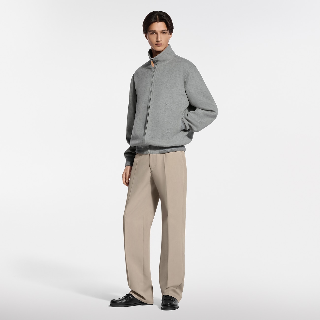 Double Face Cashmere-Wool Track Top - New - For Men | LOUIS VUITTON
