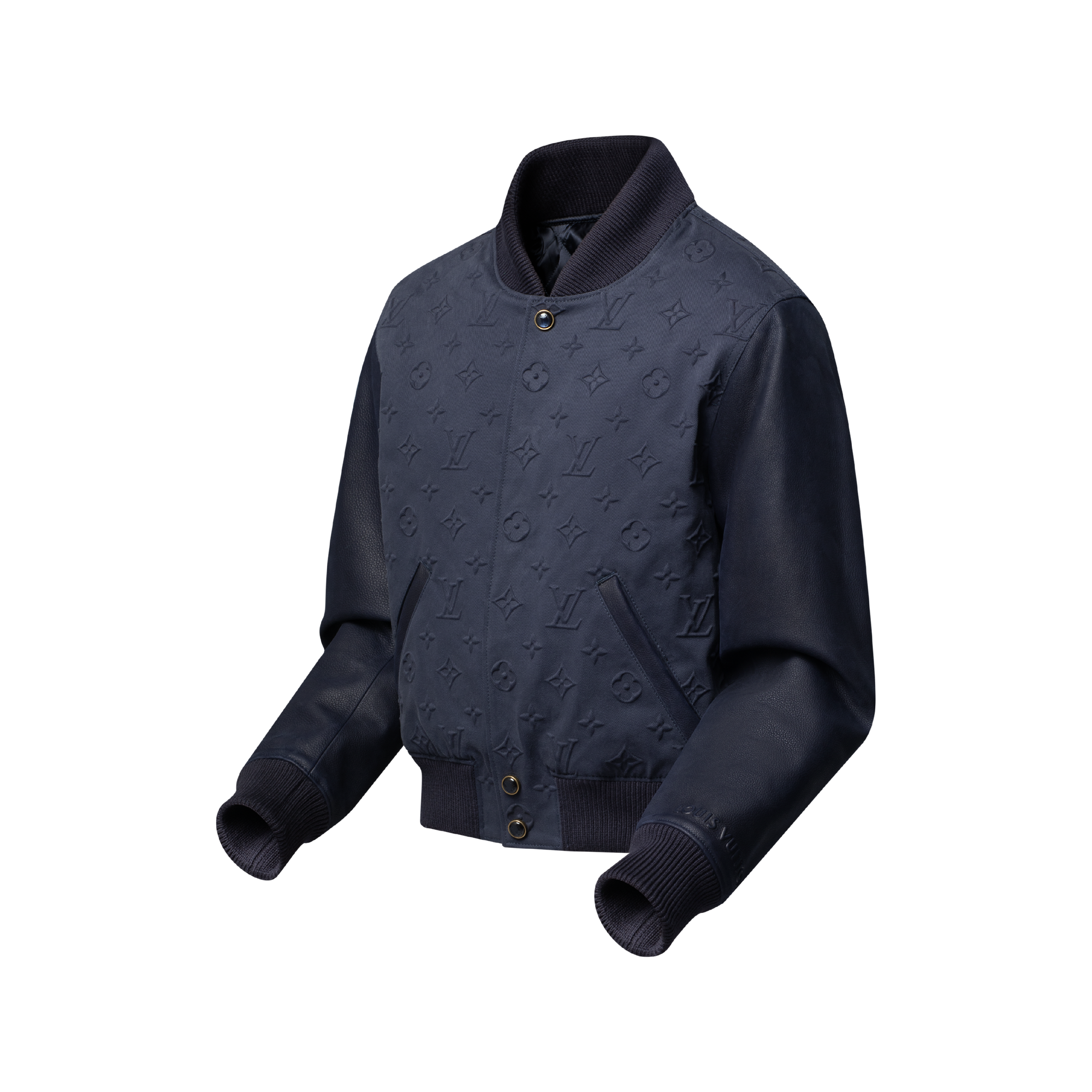 Embossed Monogram Cotton Varsity Jacket - Les Extraordinaires - High ...