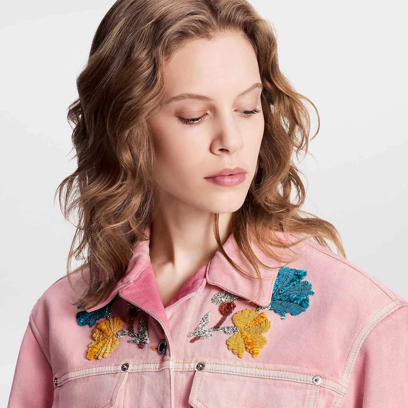 Embroidered Accent Denim Jacket - Women - Ready-to-Wear | LOUIS VUITTON