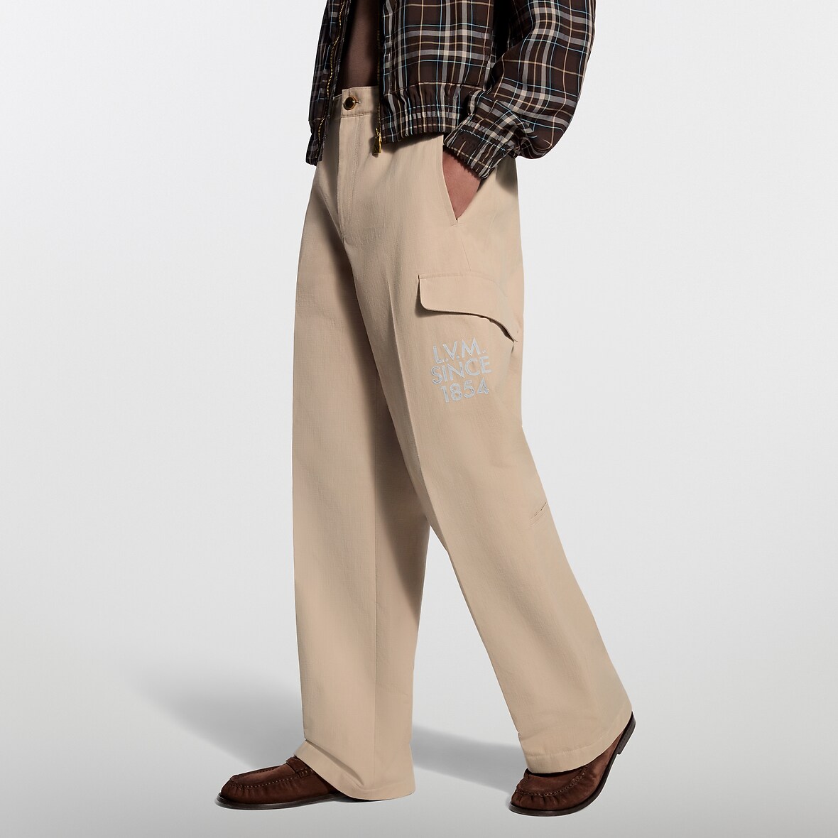 Embroidered Cotton Cargo Pants - New - For Men | LOUIS VUITTON