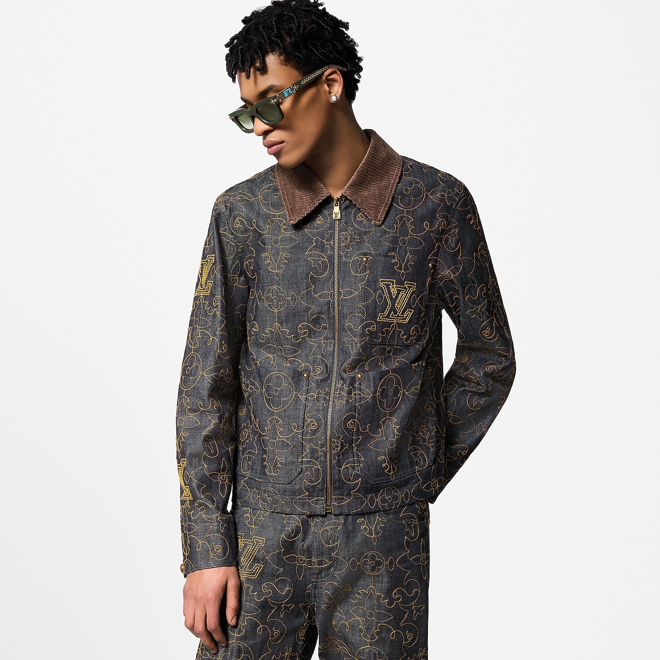 Embroidered Denim Workwear Jacket - Men - Ready-to-Wear | LOUIS VUITTON