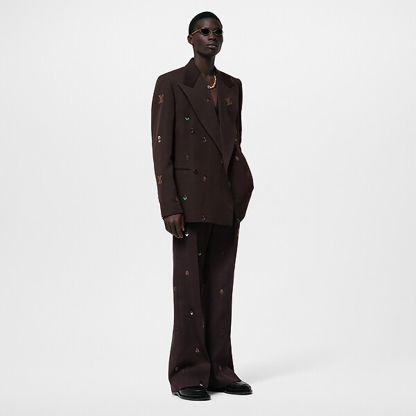 Embroidered Double-Breasted Jacket - Men - Ready-to-Wear | LOUIS VUITTON