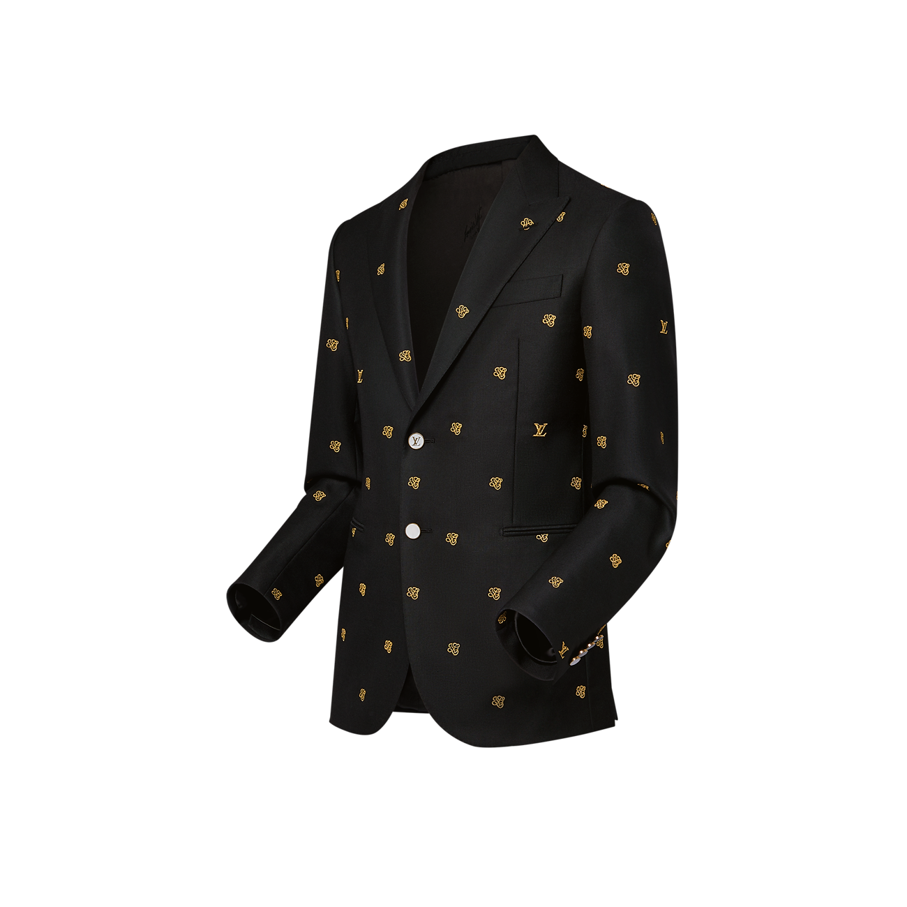 Embroidered Single-Breasted Wool Blend Evening Jacket - Men - Ready-to ...