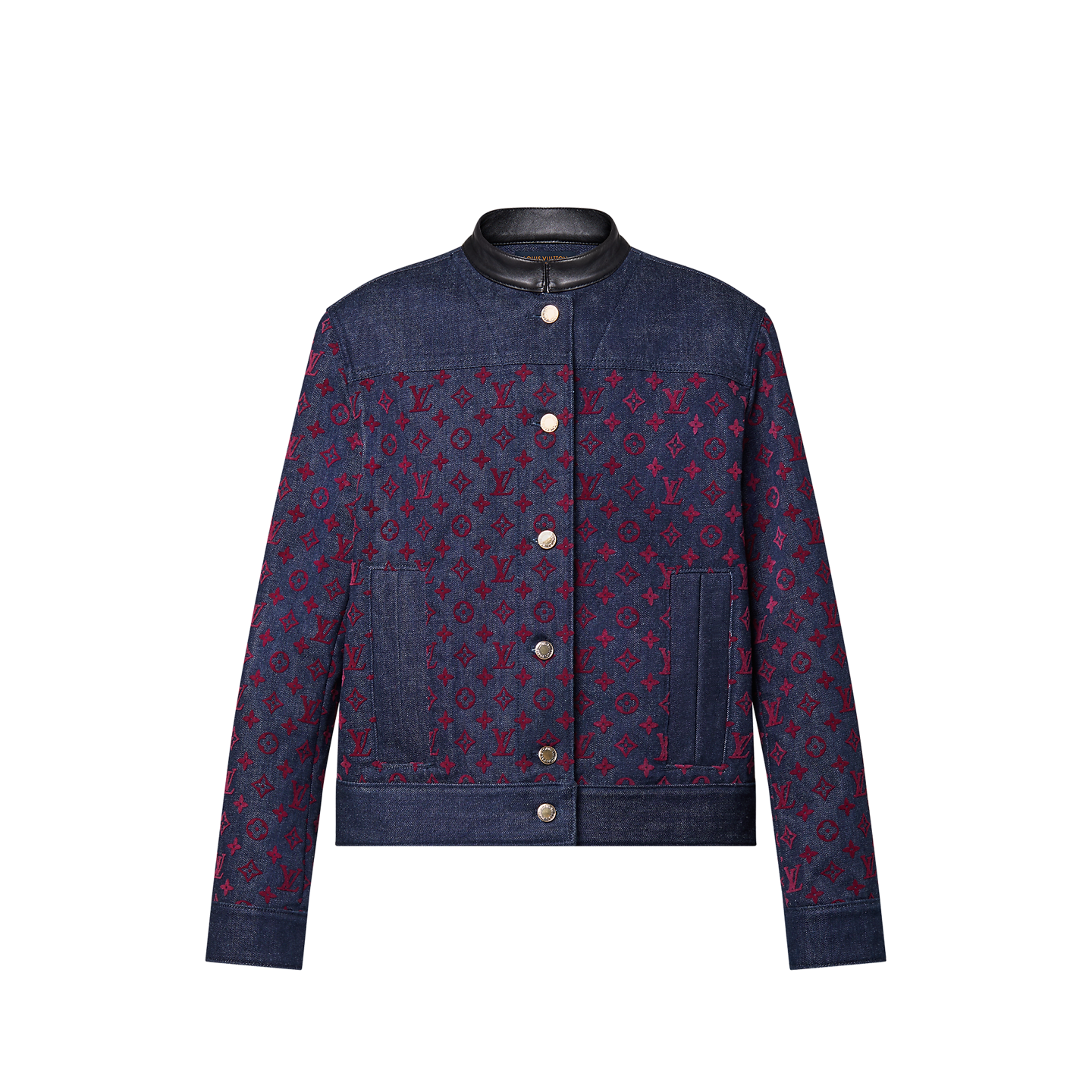 Flocked Monogram Denim Jacket - Women - Ready-to-Wear | LOUIS VUITTON