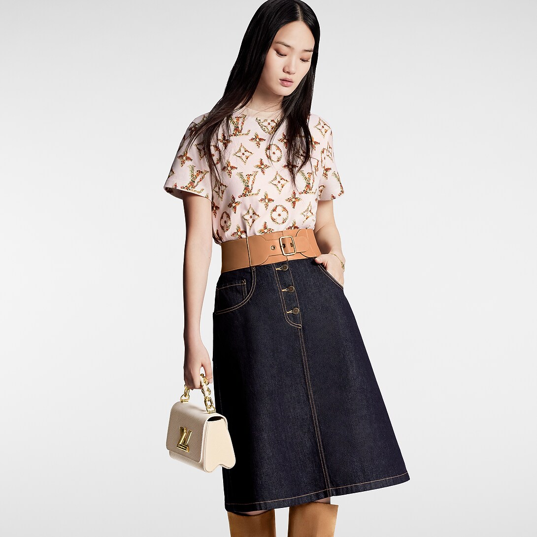 Floral Monogram T-Shirt - Women - Ready-to-Wear | LOUIS VUITTON