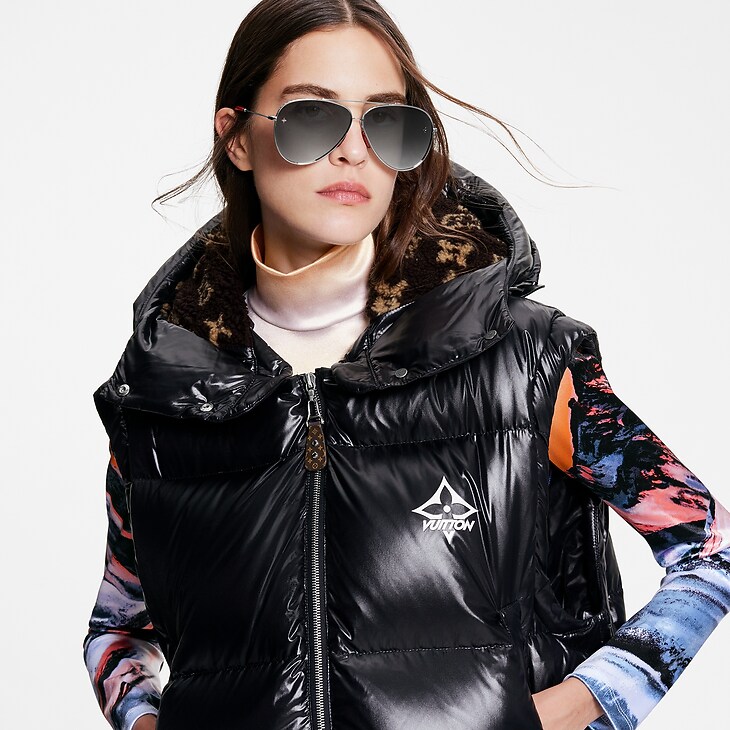 Glossy Sleeveless Puffer Jacket - Women - Ready-to-Wear | LOUIS VUITTON