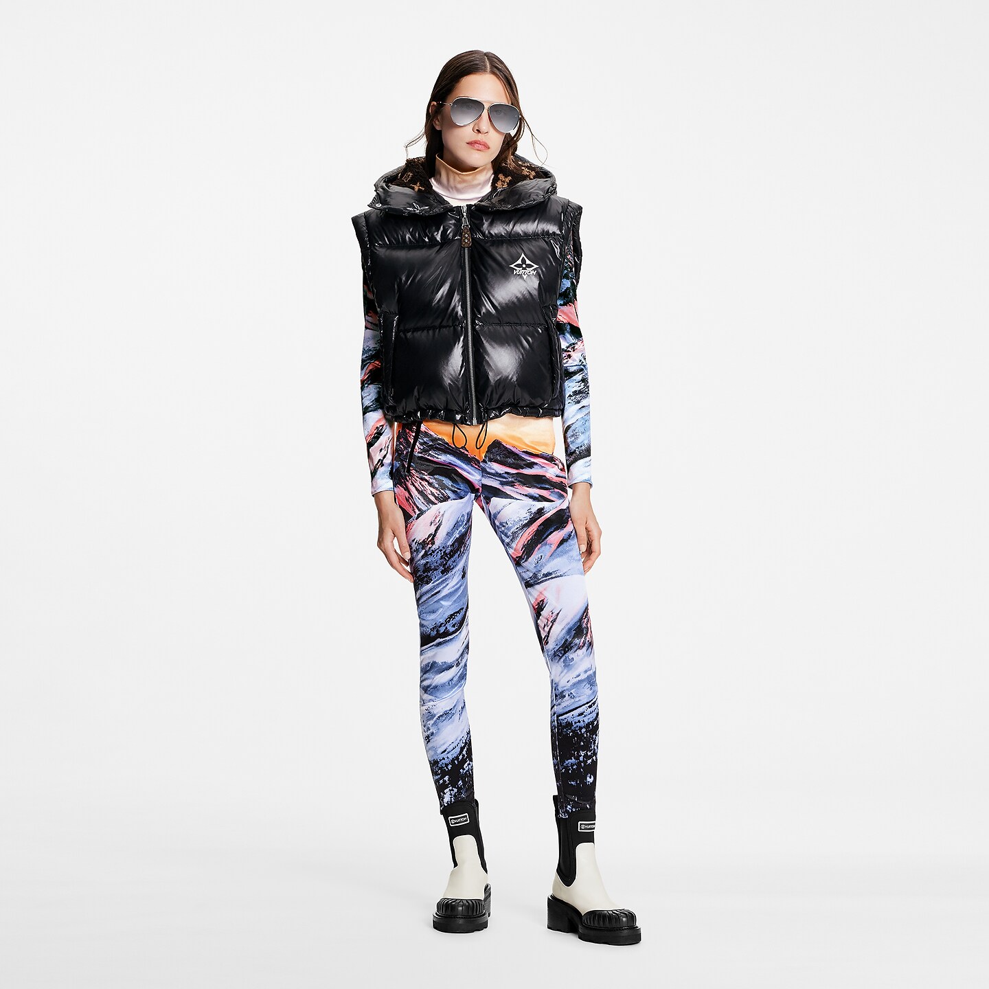 Glossy Sleeveless Puffer Jacket - Women - Ready-to-Wear | LOUIS VUITTON