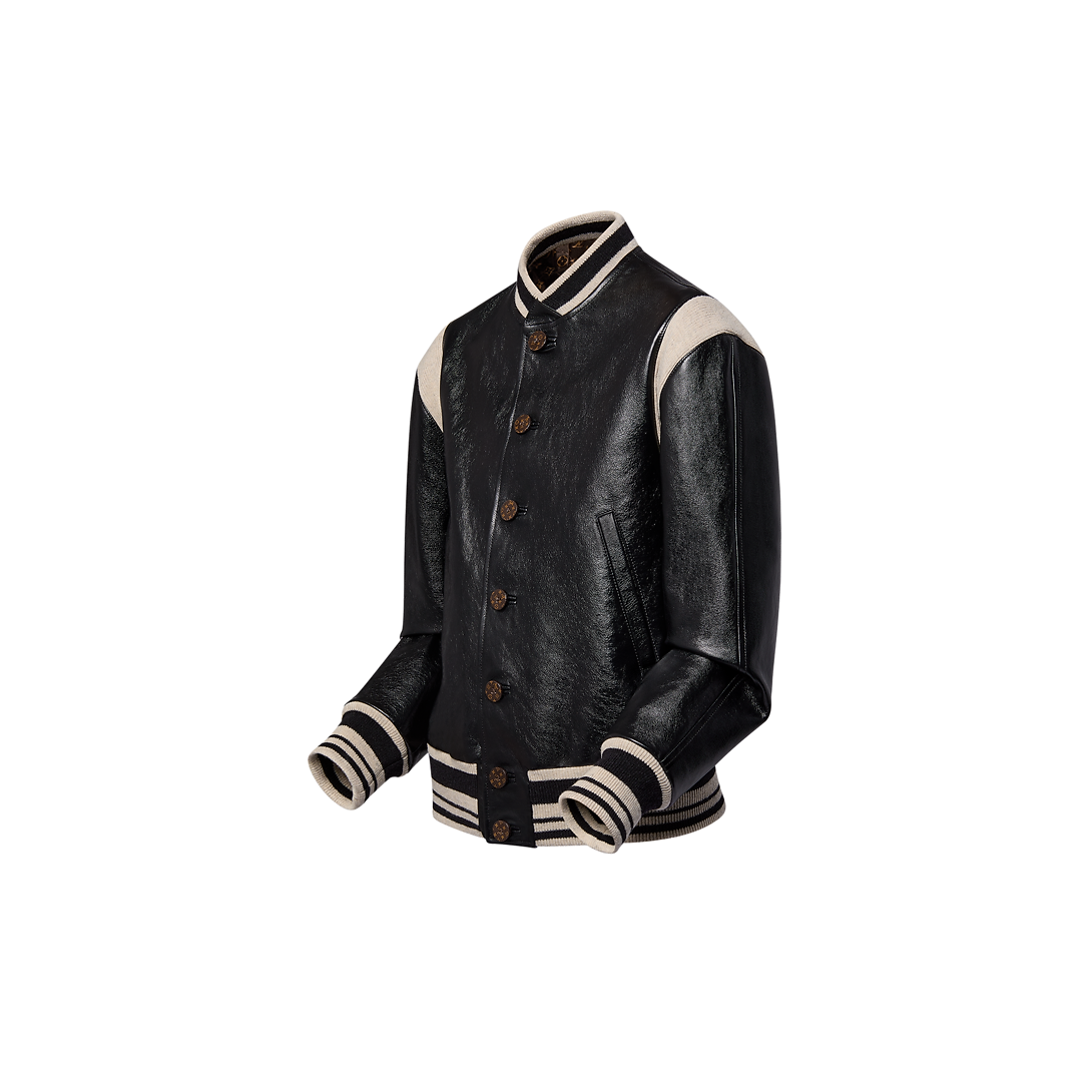 Graphic Leather Varsity Jacket - Women - Ready-to-Wear | LOUIS VUITTON