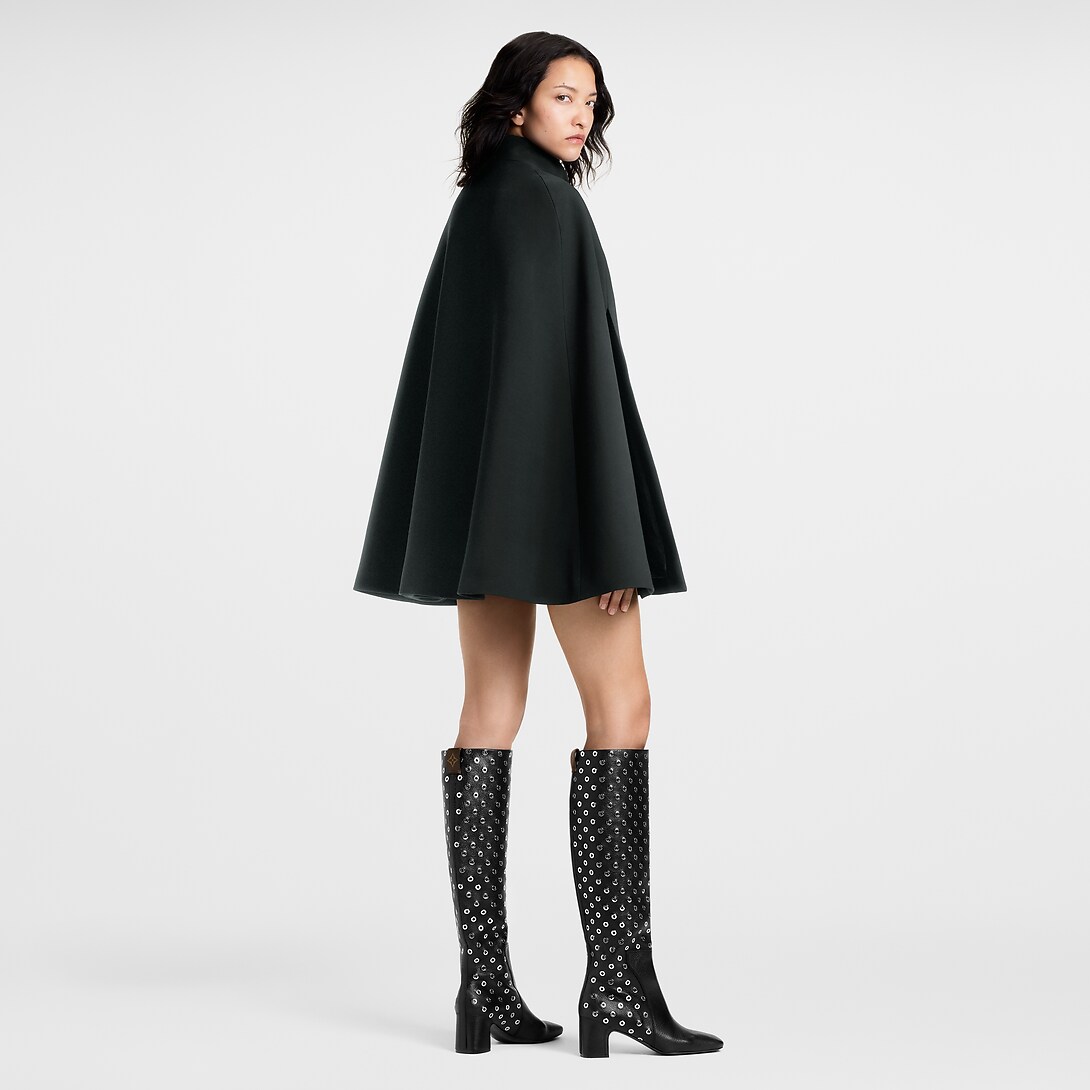 High Collar Cape Coat - Women - Ready-to-Wear | LOUIS VUITTON