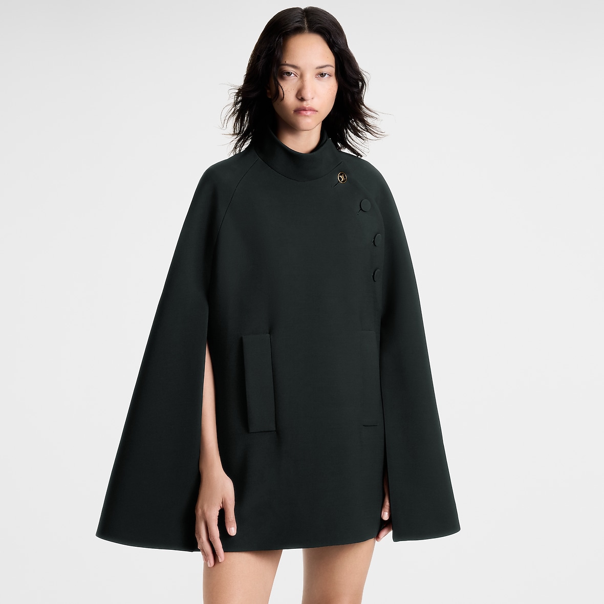 High Collar Cape Coat - Women - Ready-to-Wear | LOUIS VUITTON