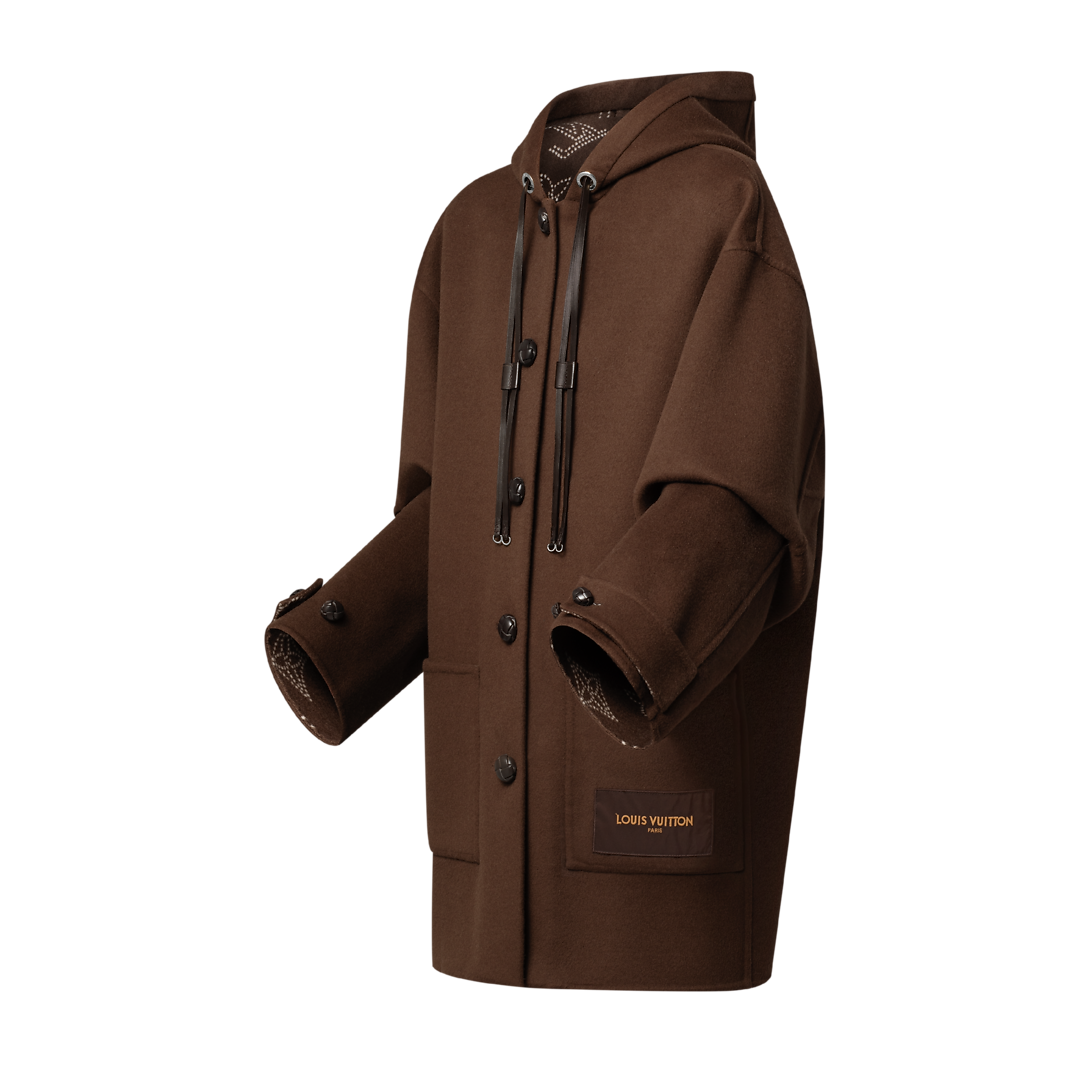Hooded Button-Up Coat - Women - Ready-to-Wear | LOUIS VUITTON