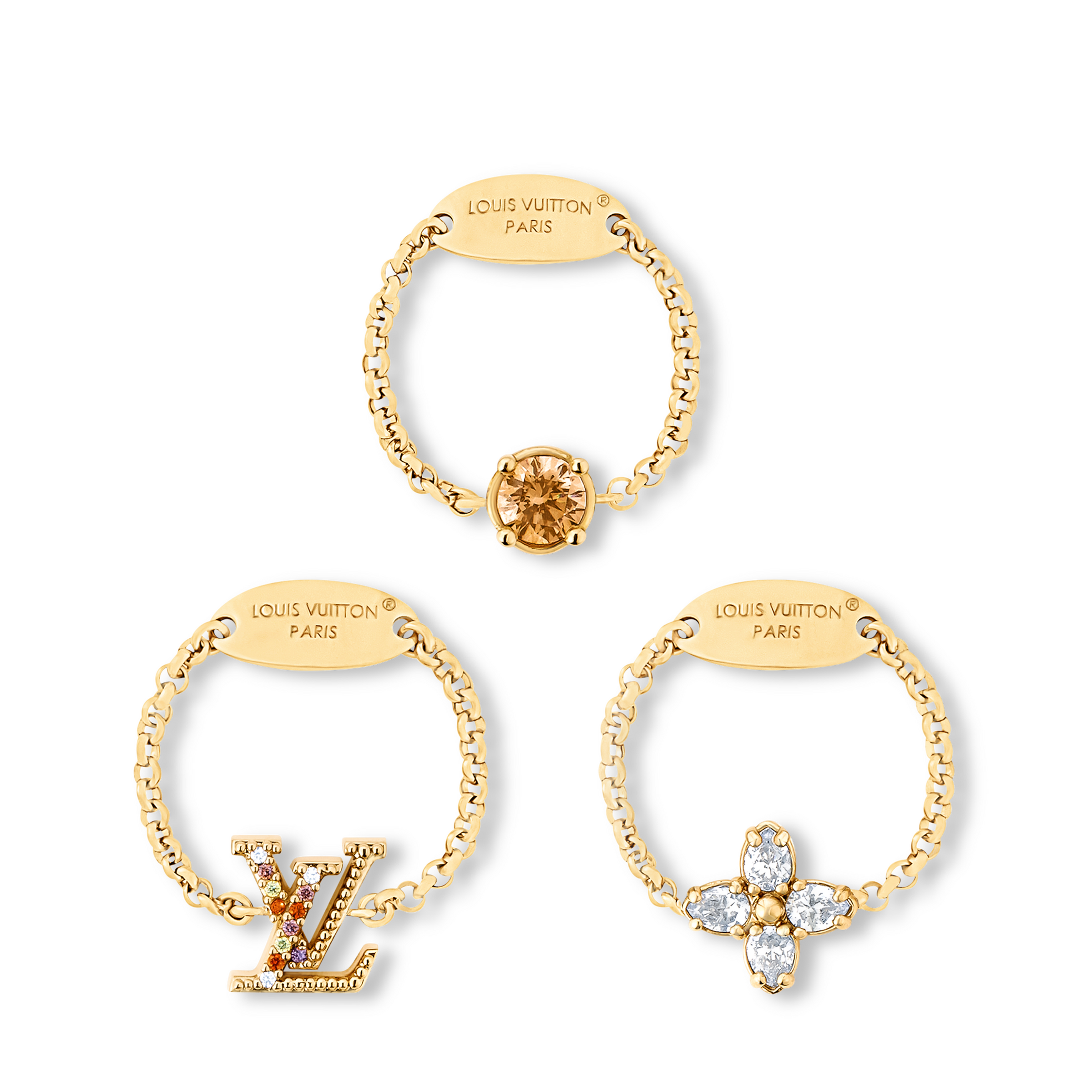 Lady LV Ring Set S00 - Women - Fashion Jewelry | LOUIS VUITTON