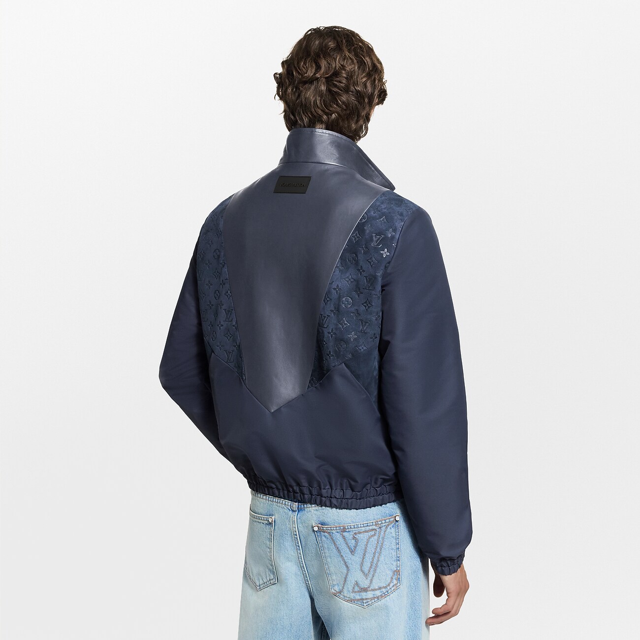 Leather Mix Track Top - Les Extraordinaires - High-End Ready-to-Wear ...