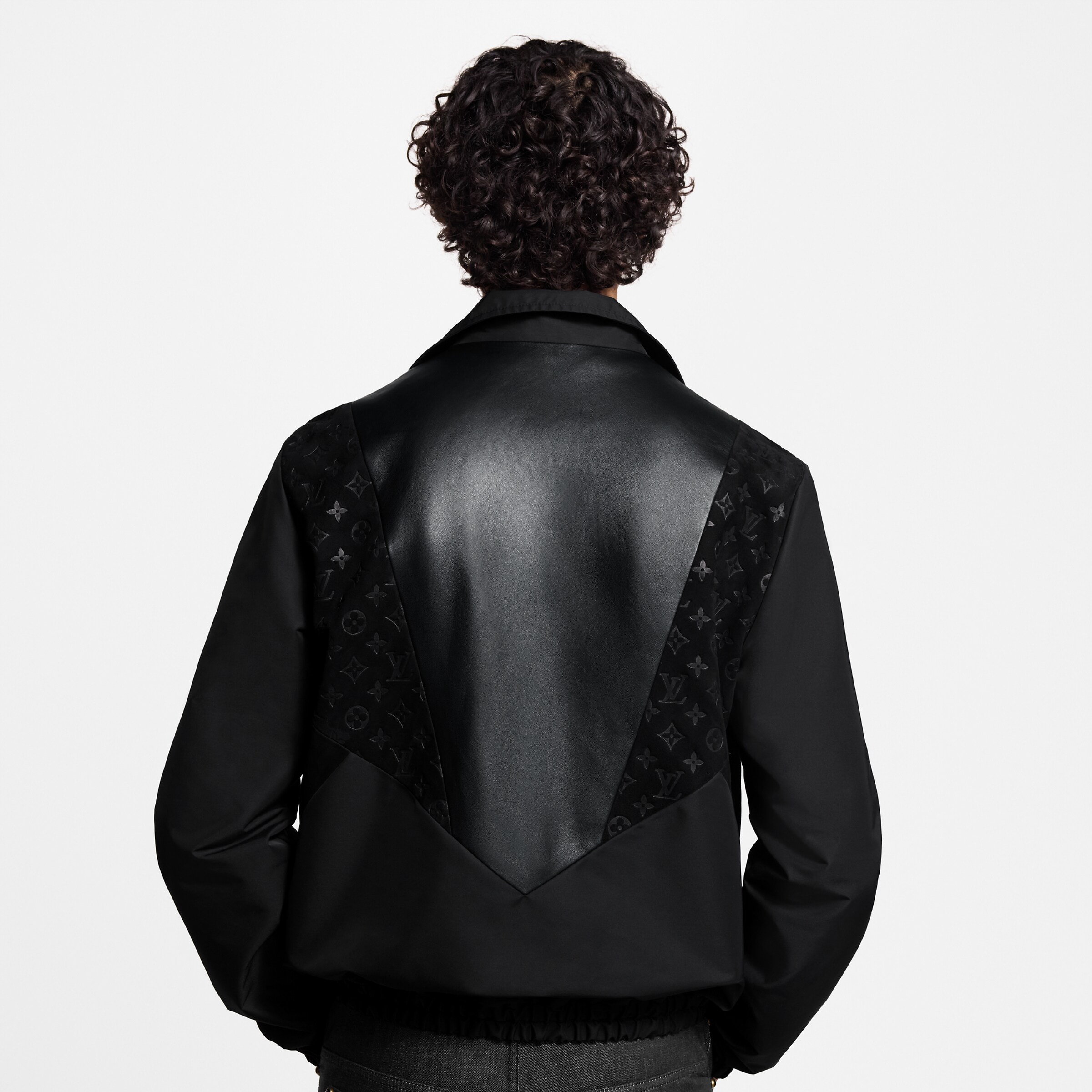 Leather Mix Track Top - Les Extraordinaires - High-End Ready-to-Wear ...