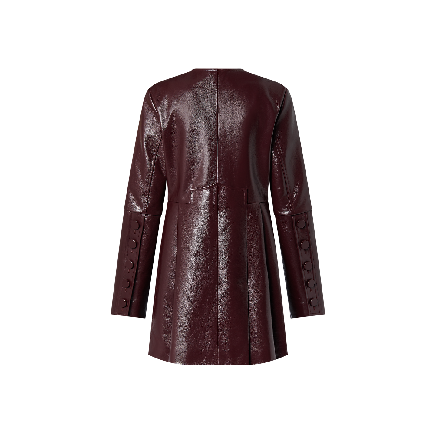 Leather Pleat Coat - Women - Ready-to-Wear | LOUIS VUITTON