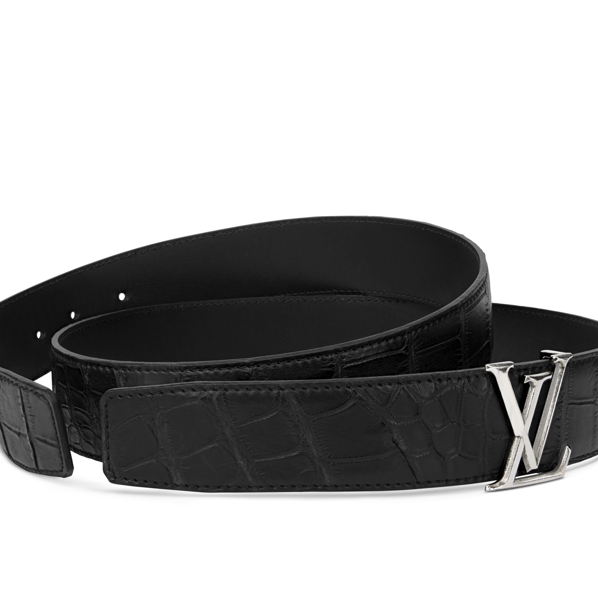 LV Atelier Crocodile 35mm Reversible Belt - Men - Accessories | LOUIS ...