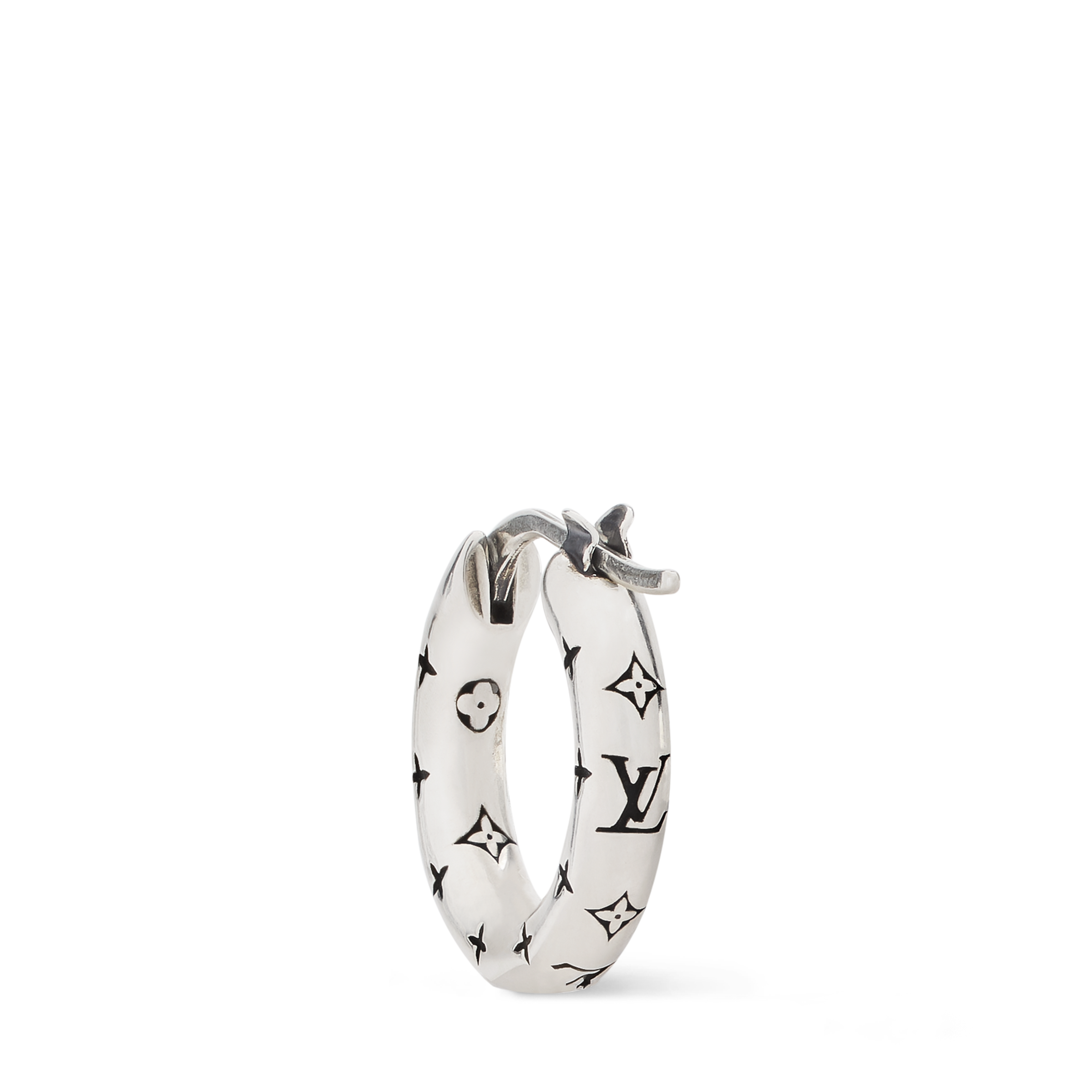 LV Bambou Single Hoop Earring S00 - Men - Fashion Jewelry | LOUIS VUITTON