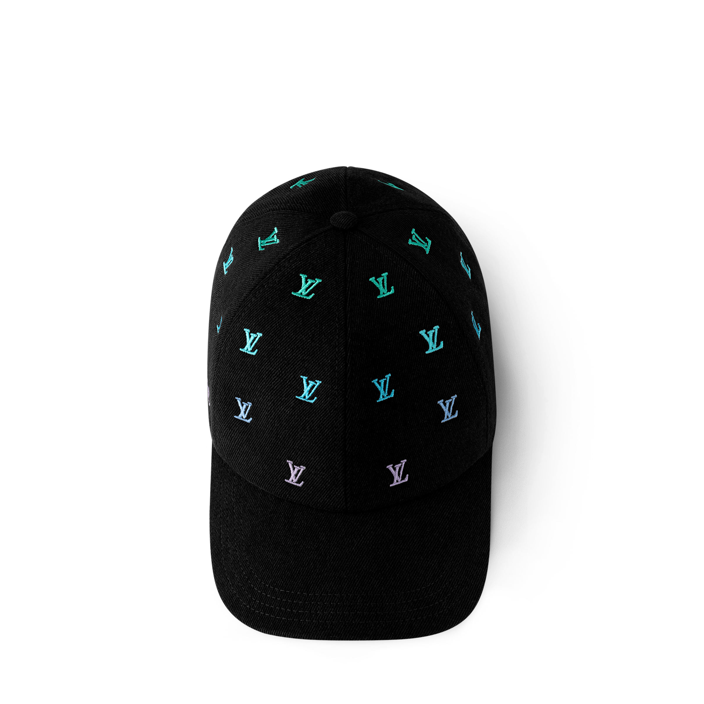 LV Blason Shading Denim Cap S00 - Men - Accessories | LOUIS VUITTON
