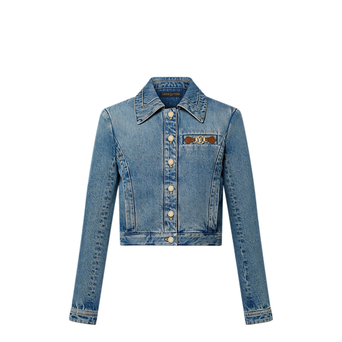 LV Circle Tab Denim Jacket - Women - Ready-to-Wear | LOUIS VUITTON