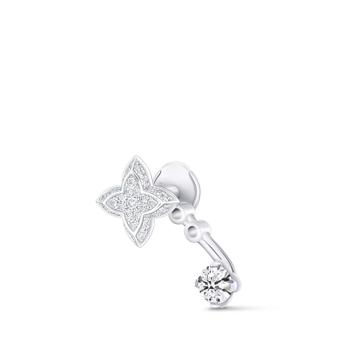 LV Diamonds Double Stud, Round Brilliant cut - per unit - Jewelry ...