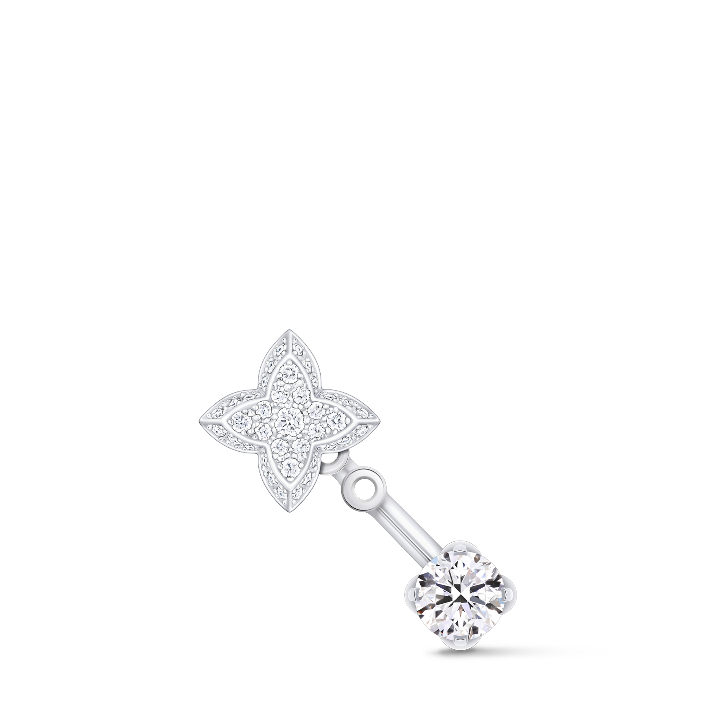 LV Diamonds Double Stud, Round Brilliant cut - per unit - Jewelry ...