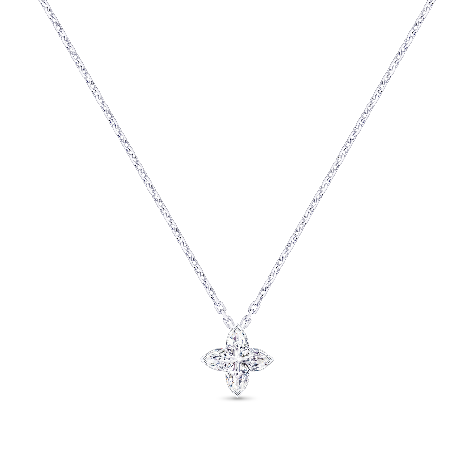 LV Diamonds Pendant, LV Monogram Star cut - Jewelry - Collections ...