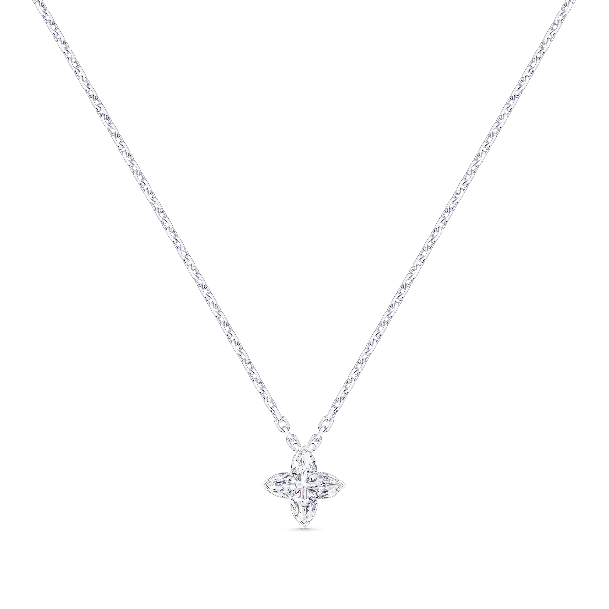 LV Diamonds Pendant, LV Monogram Star cut - Jewelry - Categories ...