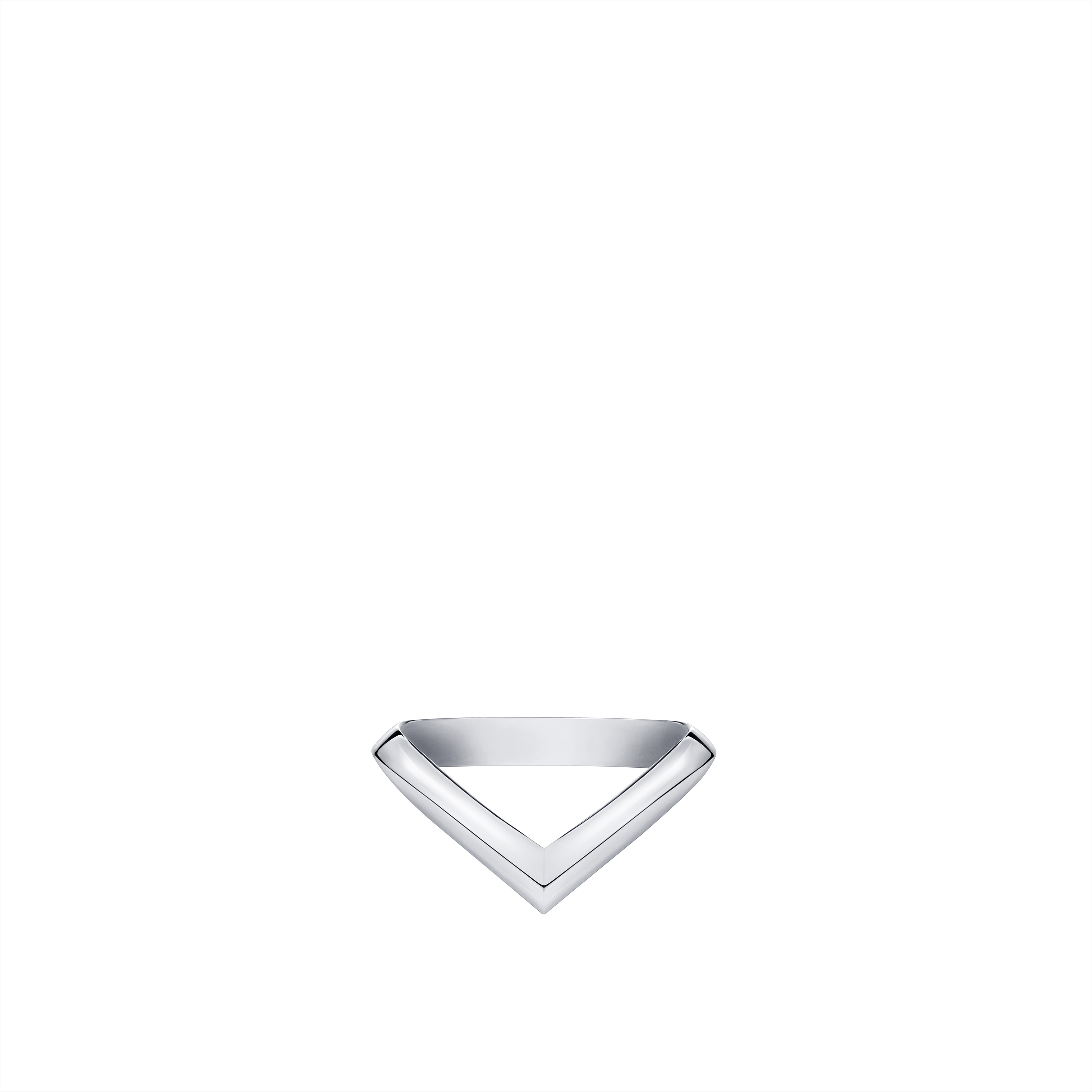 LV Diamonds V Ring, Platinum - WOMEN - Jewelry | LOUIS VUITTON
