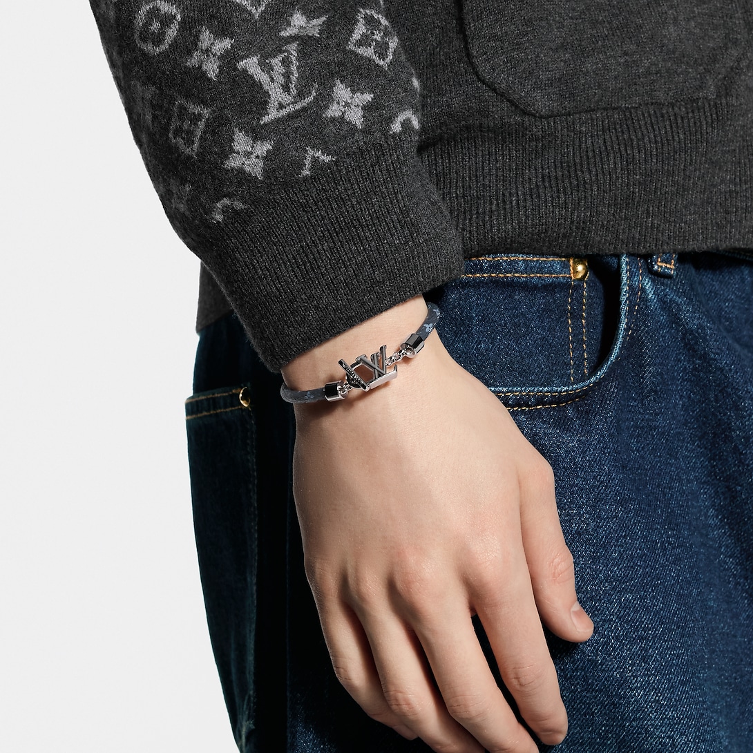 LV Dimension Monogram Leather Bracelet Monogram - Men - Fashion Jewelry ...