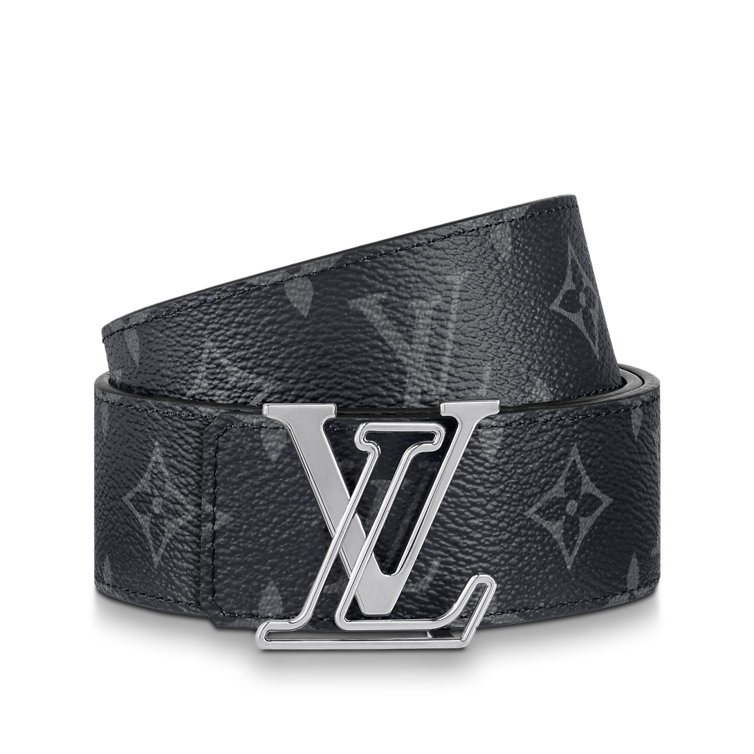 LV Line 40mm Reversible Belt Monogram Eclipse Canvas - Men ...
