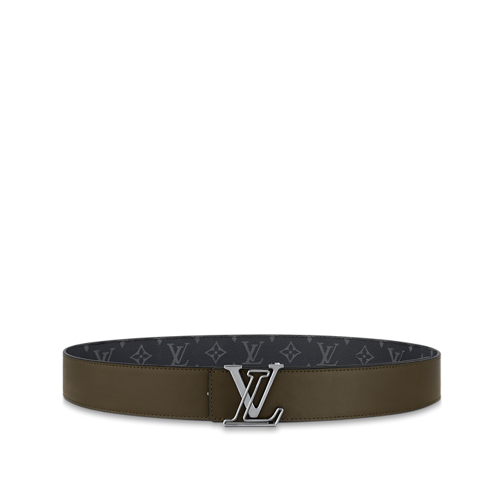 LV Line 40mm Reversible Belt Monogram Eclipse Canvas - Men ...